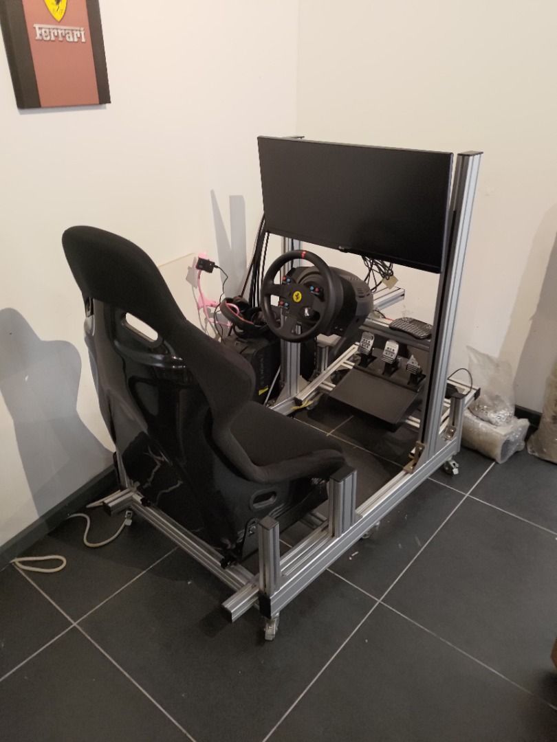 Thrustmaster T300 rig + T3PA + TH8A sim racing set, Video Gaming ...
