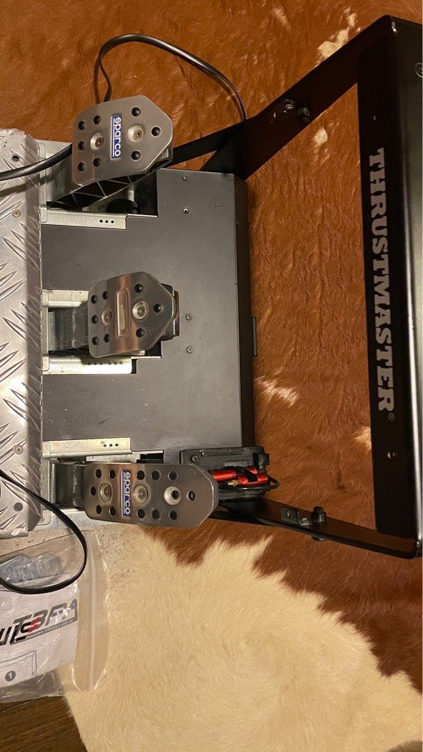 Thrustmaster T3PA pro sim racing pedals (mod), Computers & Tech, Parts ...