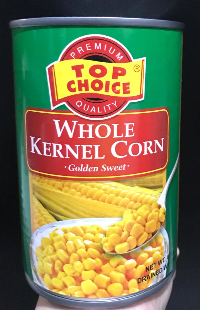 Top Choice Whole Kernel Corn Golden Sweet 425g on Carousell
