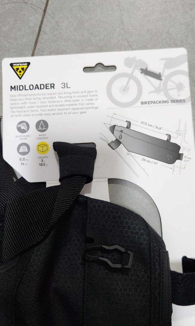 Topeak midloader 3L bag, Sports Equipment, Bicycles & Parts, Parts ...