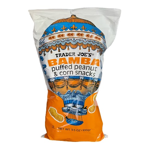 Trader Joe’s Bamba Puffed Peanut & Corn Snacks 脆脆花生粟米小食 3.5oz / 100g ...