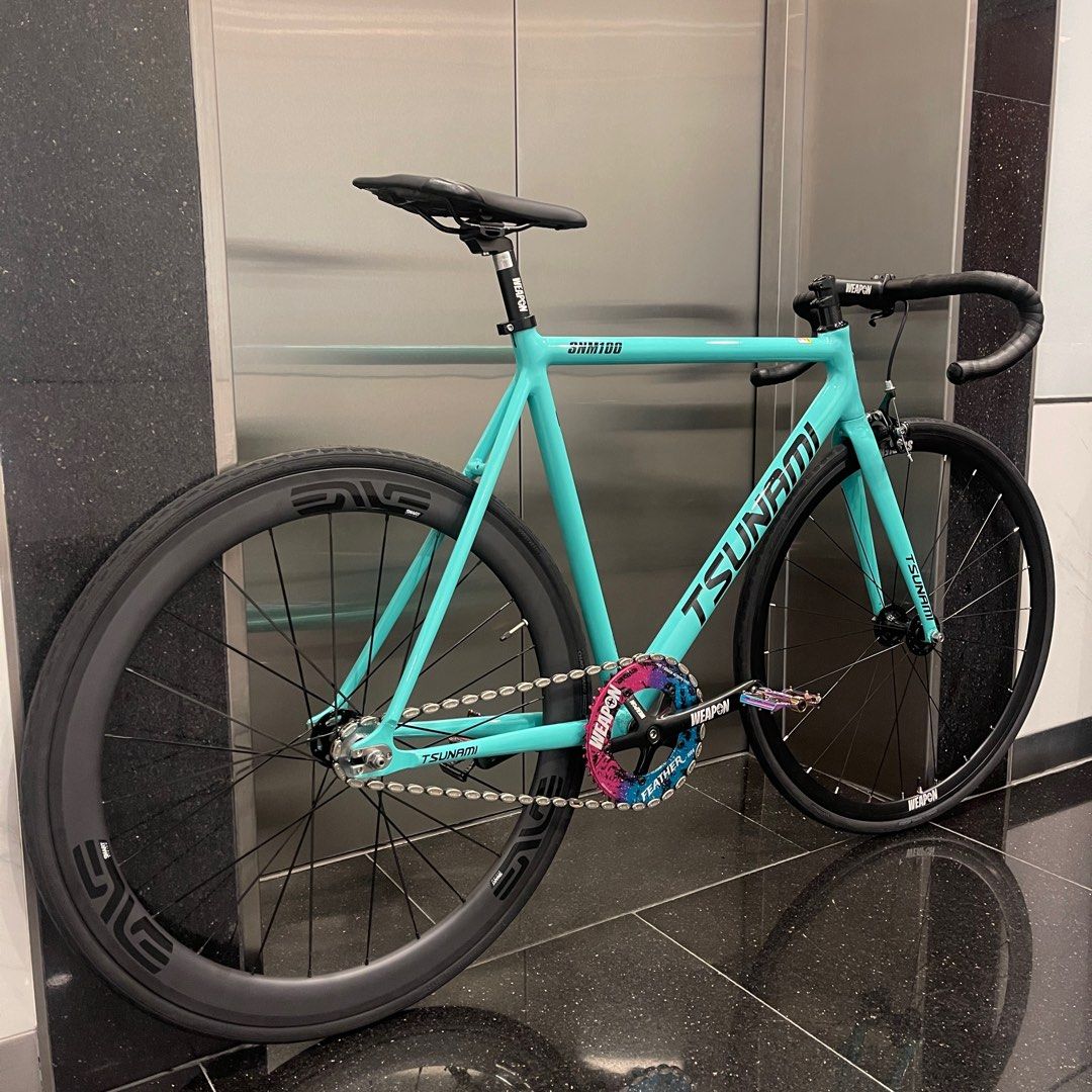 Tsunami SNM 100/ fixie gear bike /frame set( $330)/complete bike ($659)/size M /L/Tsunami fixie ...