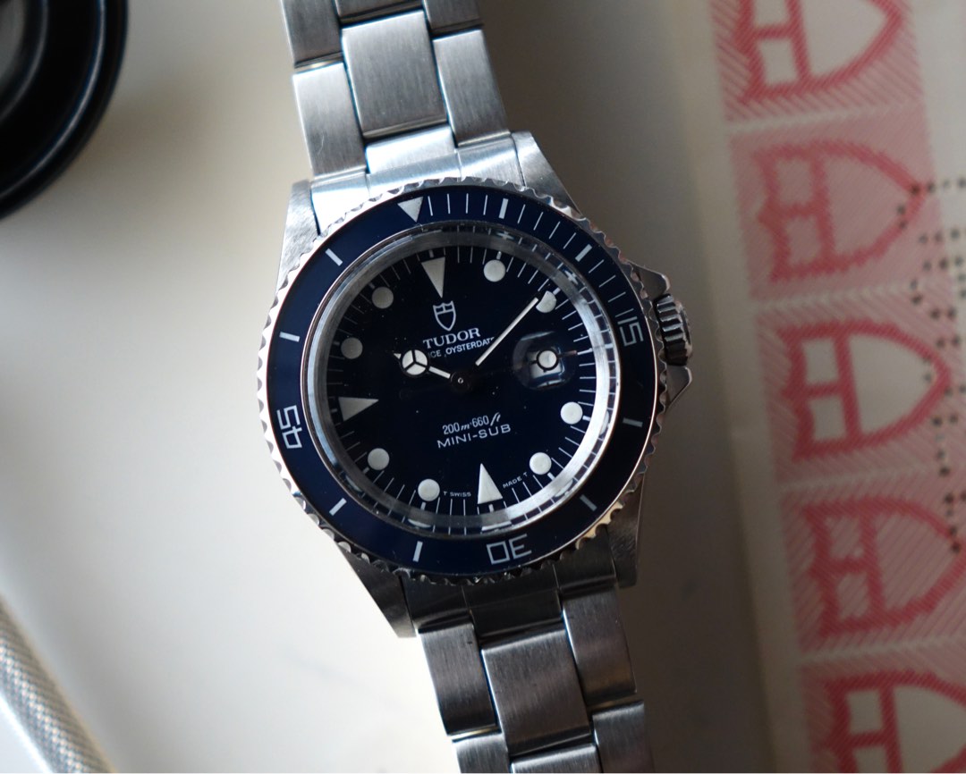 Tudor Mini Submariner 73090 Blue dial, Luxury, Watches on Carousell