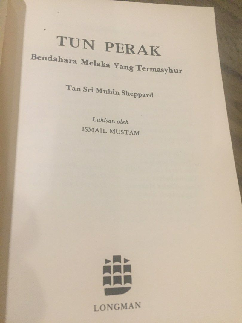 Tun Perak - Tan Sri Mubin Sheppard, Hobbies & Toys, Books & Magazines ...