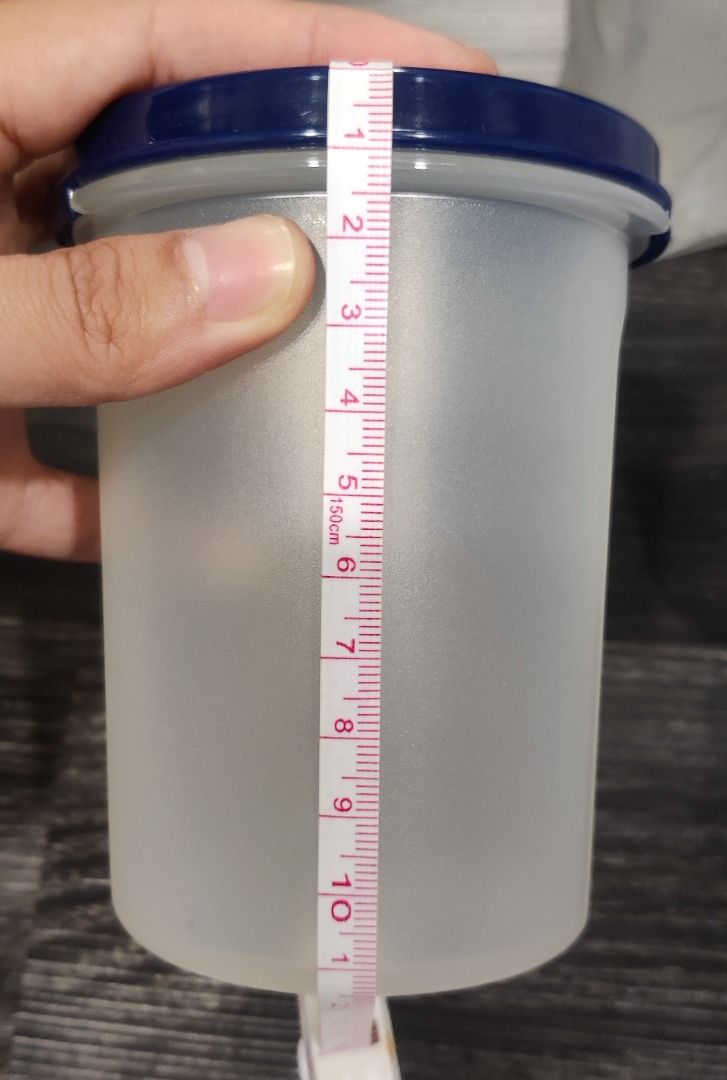 TUPPERWARE Liquid Container - Circular (4pc), Furniture & Home Living ...