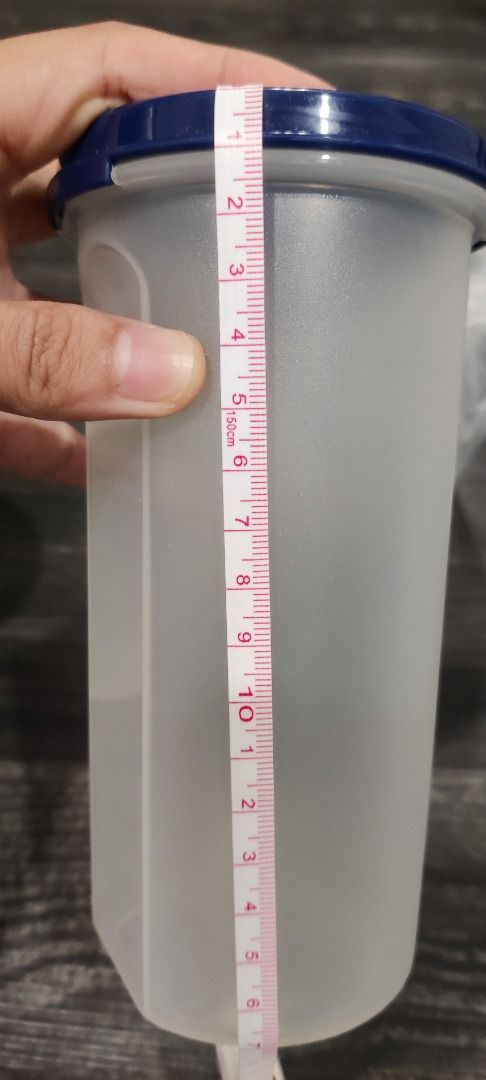 TUPPERWARE Liquid Container - Circular (4pc), Furniture & Home Living ...