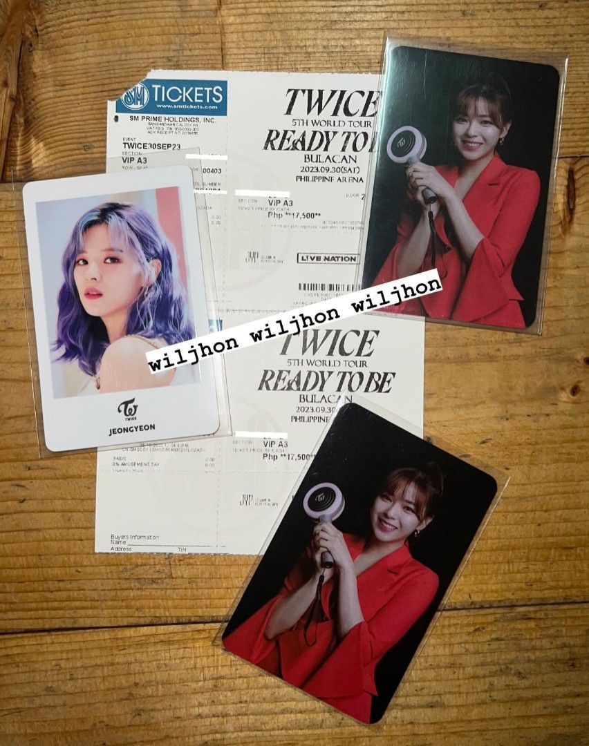 TWICE READY TO BE VIP TICKET on Carousell