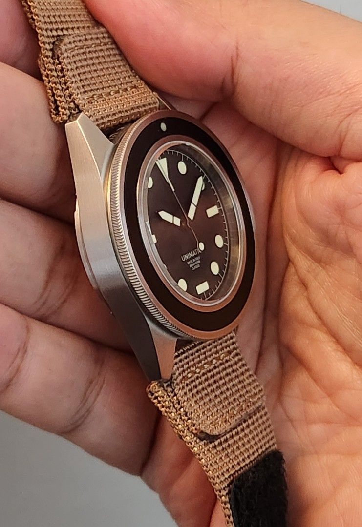 Unimatic UC1 Classic (Mint, fullset, bonus straps), Men's Fashion ...