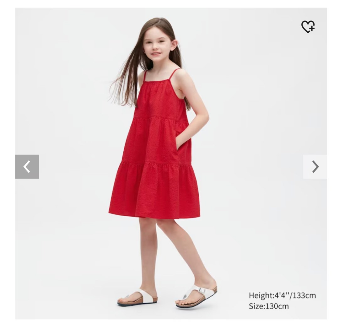 Uniqlo Red Dress on Carousell