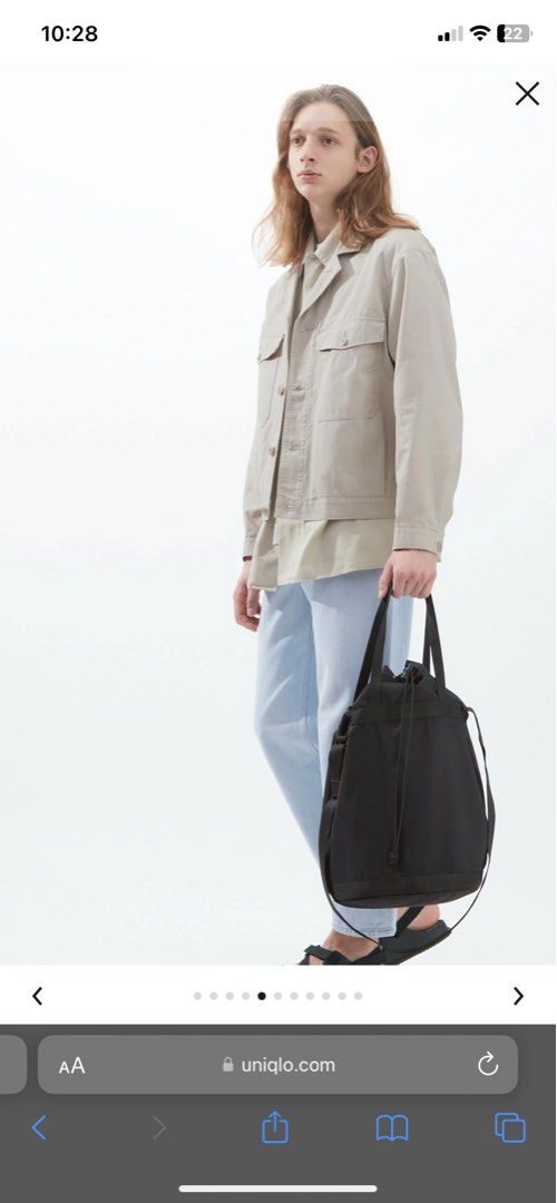 Uniqlo U Bucket Bag (L) on Carousell