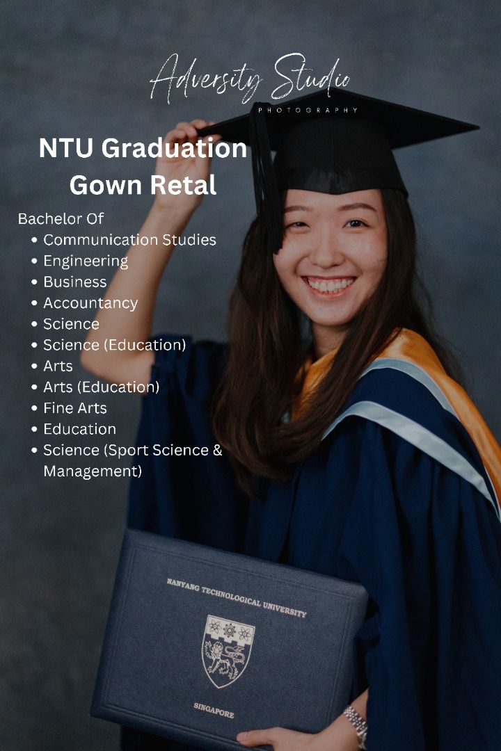 University & Polytechnic Gown Rental (NUS, NTU, SMU, SUTD, SIM, SUSS ...