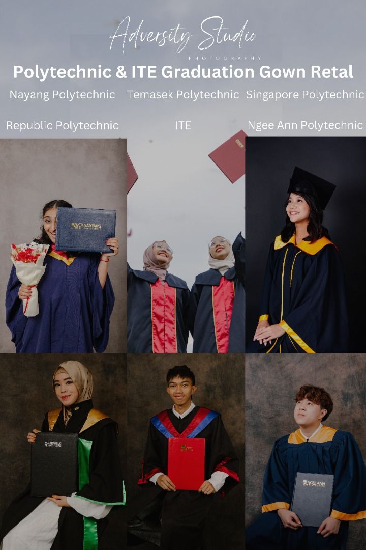 University & Polytechnic Gown Rental (NUS, NTU, SMU, SUTD, SIM, SUSS, Nanyang Polytechnic ...
