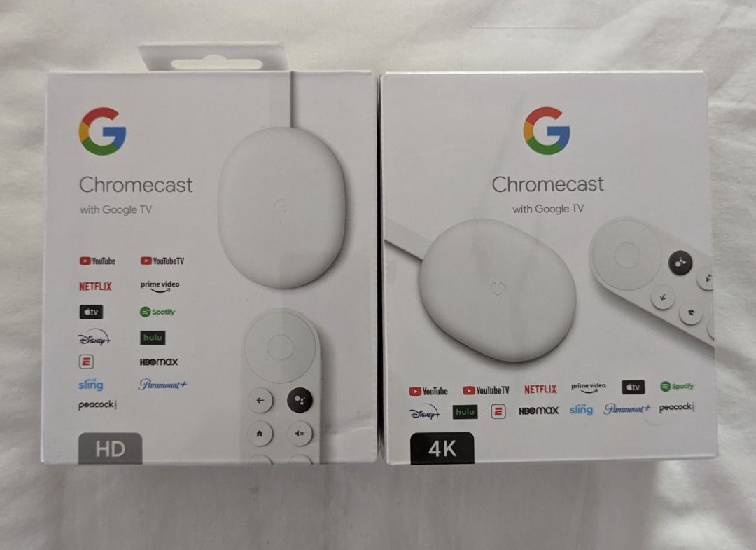 US Version Google Chromecast with Google TV HD / 4k, TV & Home ...