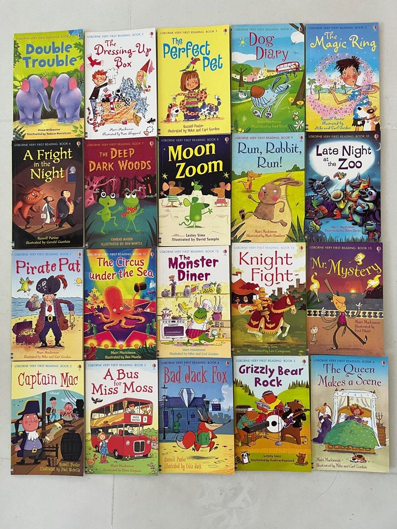 USBORNE Very First Reading Books, Hobbies & Toys, Books & Magazines ...