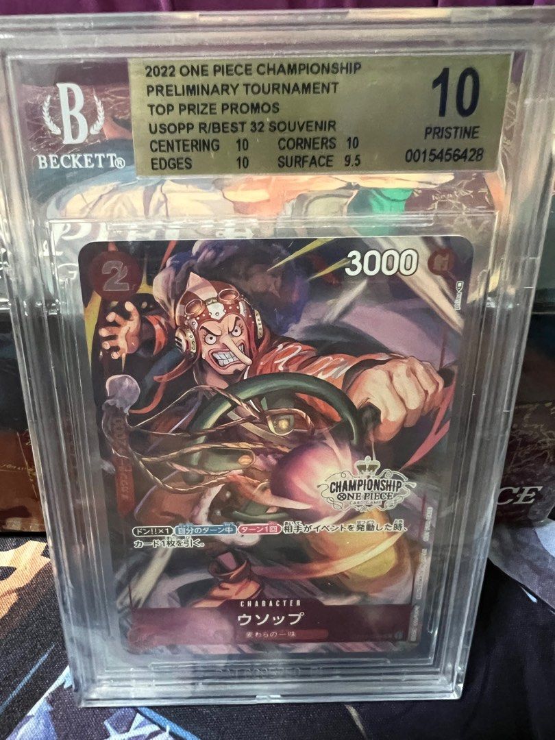 Usopp championship Bgs 10 Gold label One piece tcg, Hobbies & Toys ...