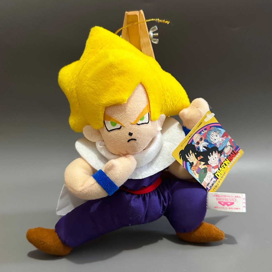 Vintage 1993 Banpresto Dragon Ball Gohan Plush 19cm - Php 500, Hobbies ...