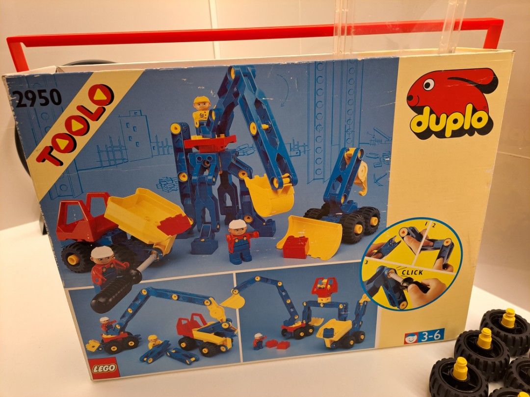 Vintage 1993 LEGO duplo Toolo 2950 Construction Site, Hobbies & Toys, Toys & Games on Carousell