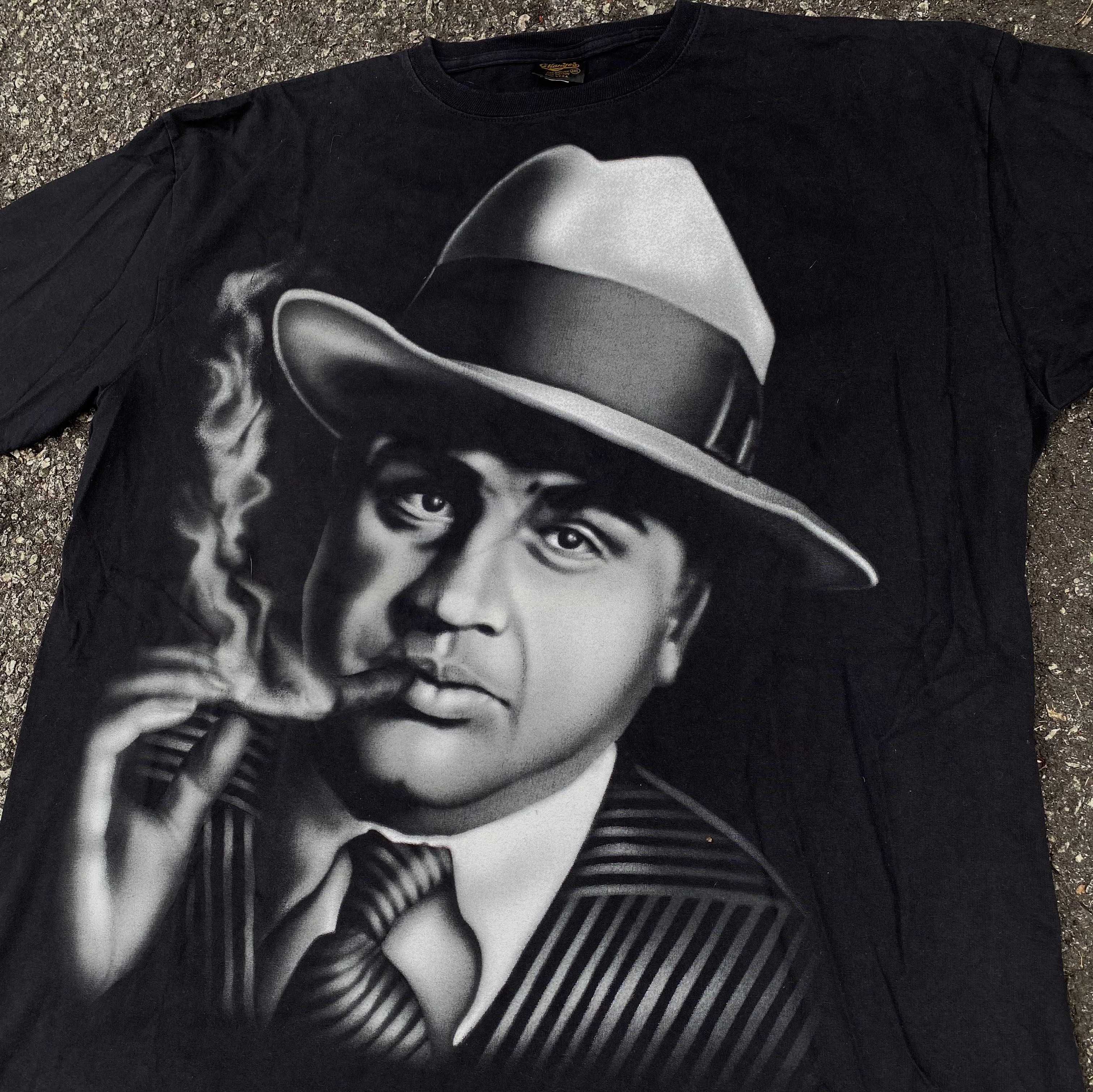 Vintage Al Capone American Gangster Tee, Men's Fashion, Tops & Sets ...