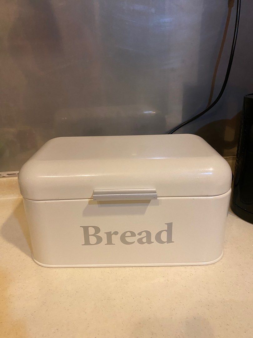 Vintage European- style bread box, Furniture & Home Living, Home ...