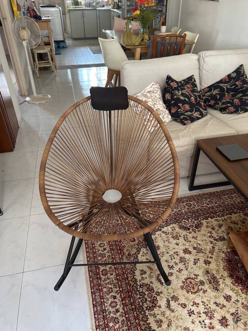 Vintage looking rocking chair, Furniture & Home Living, Furniture ...