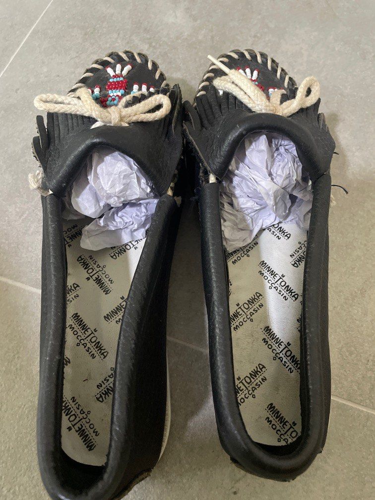 Vintage Minnetonka Moccasin Thunderbird Shoes, Women's Fashion ...