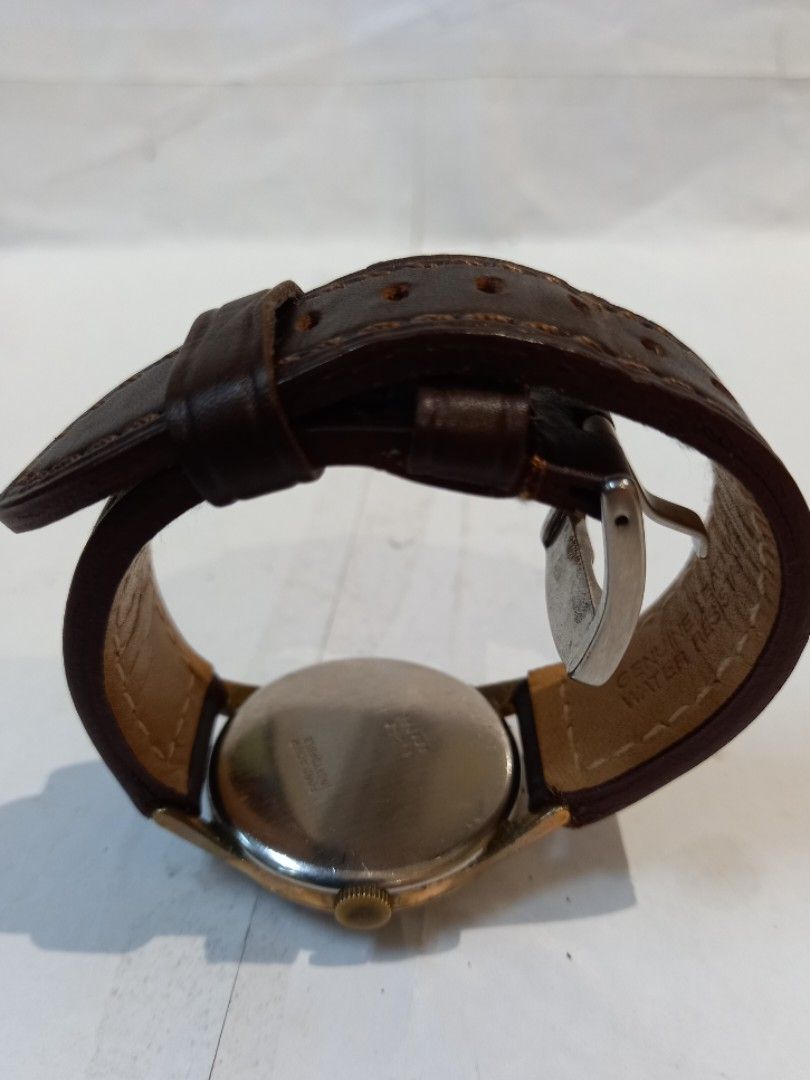 Vintage Swiss Watch Triple date by Fond Acier Inoxydable..manual...gd ...