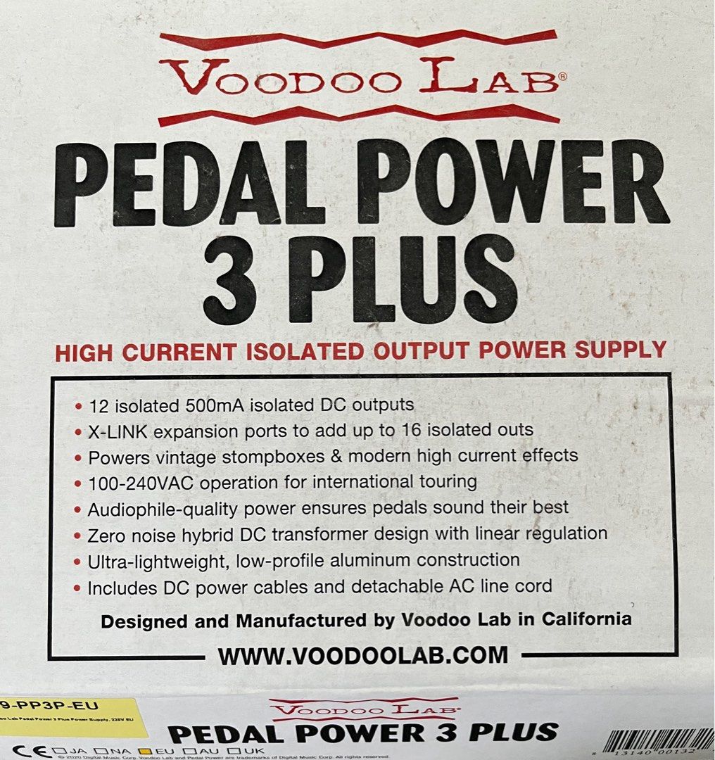 Voodoo Lab pedal power 3 plus, Hobbies & Toys, Music & Media, Musical ...
