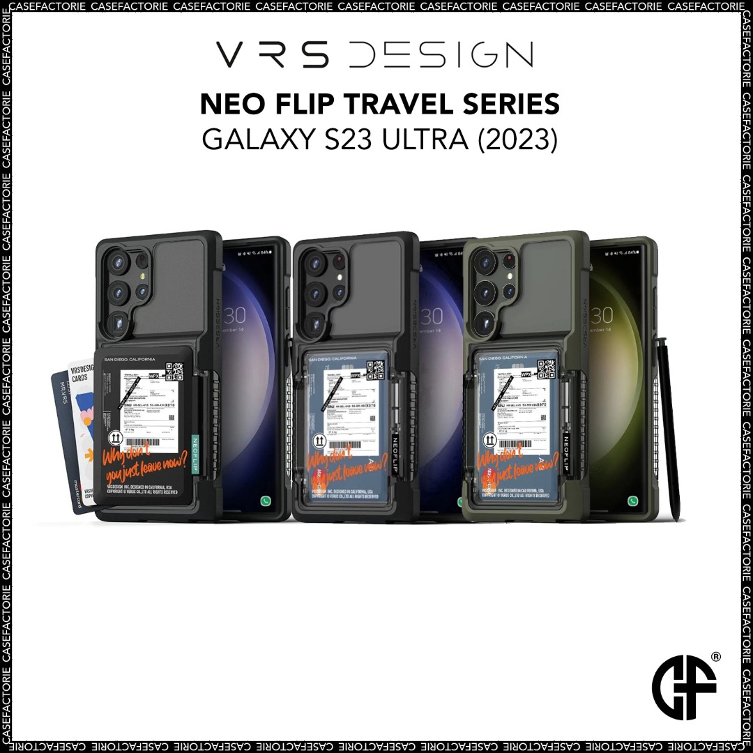 VRS Design NeoFlip Travel for Samsung Galaxy S23 Ultra (2023), Mobile ...