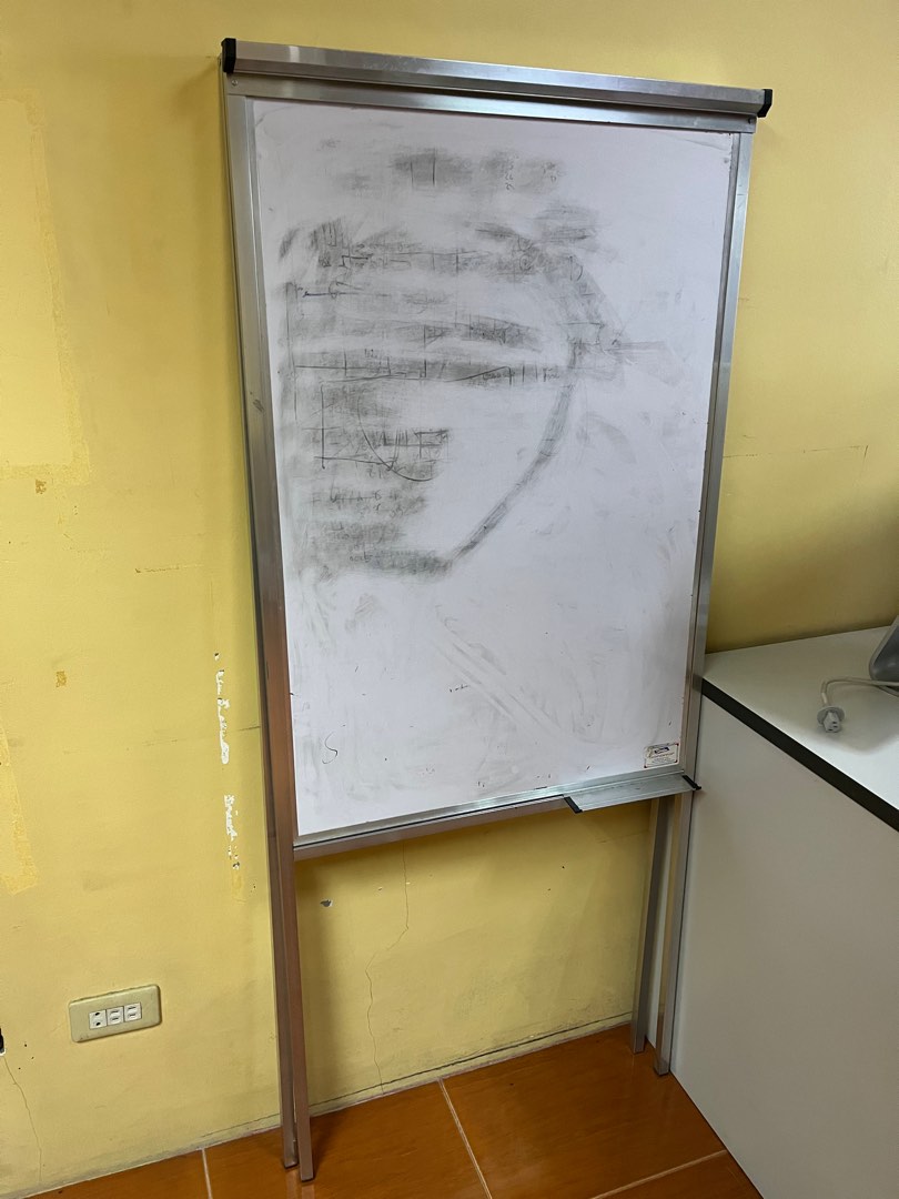 Whiteboard With Stand, Furniture & Home Living, Office Furniture ...