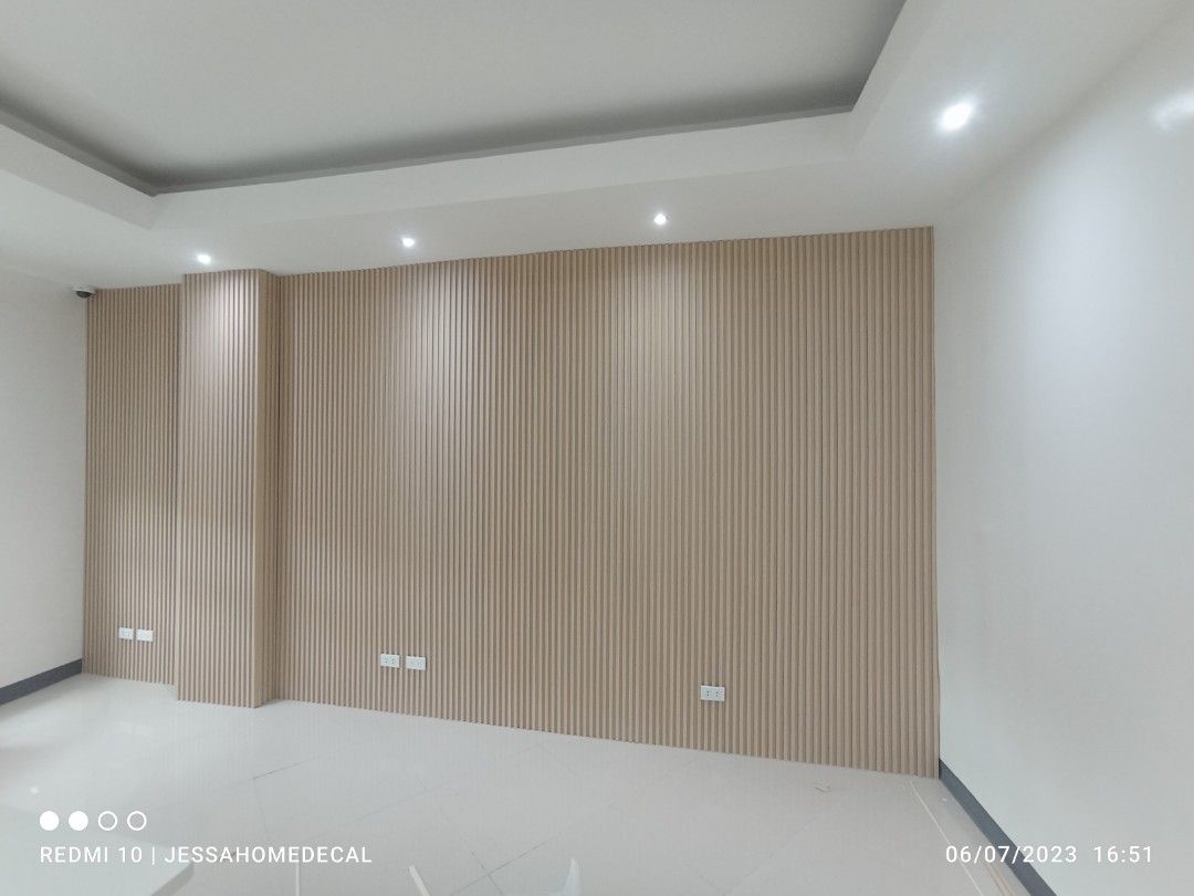 Wpc Wall Panel Interior Design 9.5ft x 15cm on Carousell