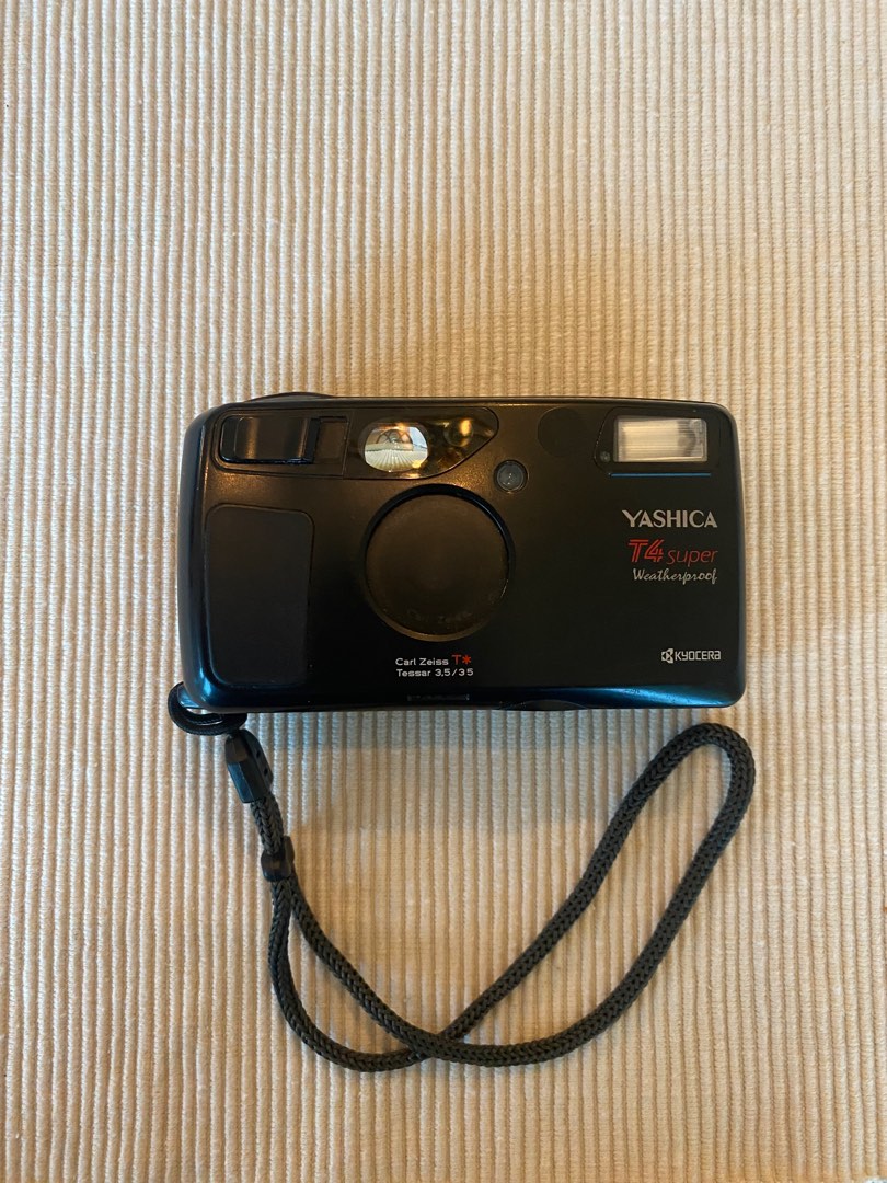 Yashica T4 35mm Point and Shoot Film Camera, Photography, Cameras on Carousell