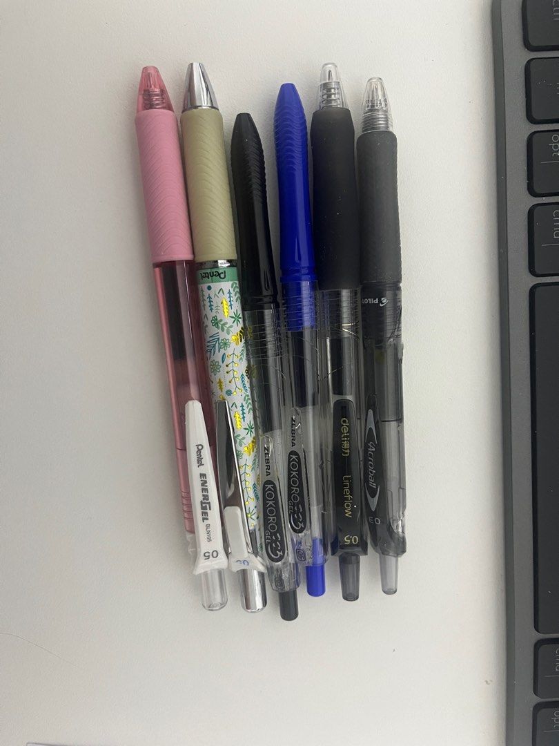 Zebra pentel energel pilot deli pen gel and ballpoint, Hobbies & Toys ...