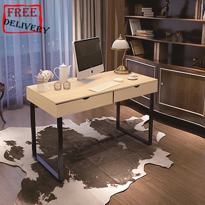 120cm Desk Office Table Study Table Light Wood Color Real Stock ...