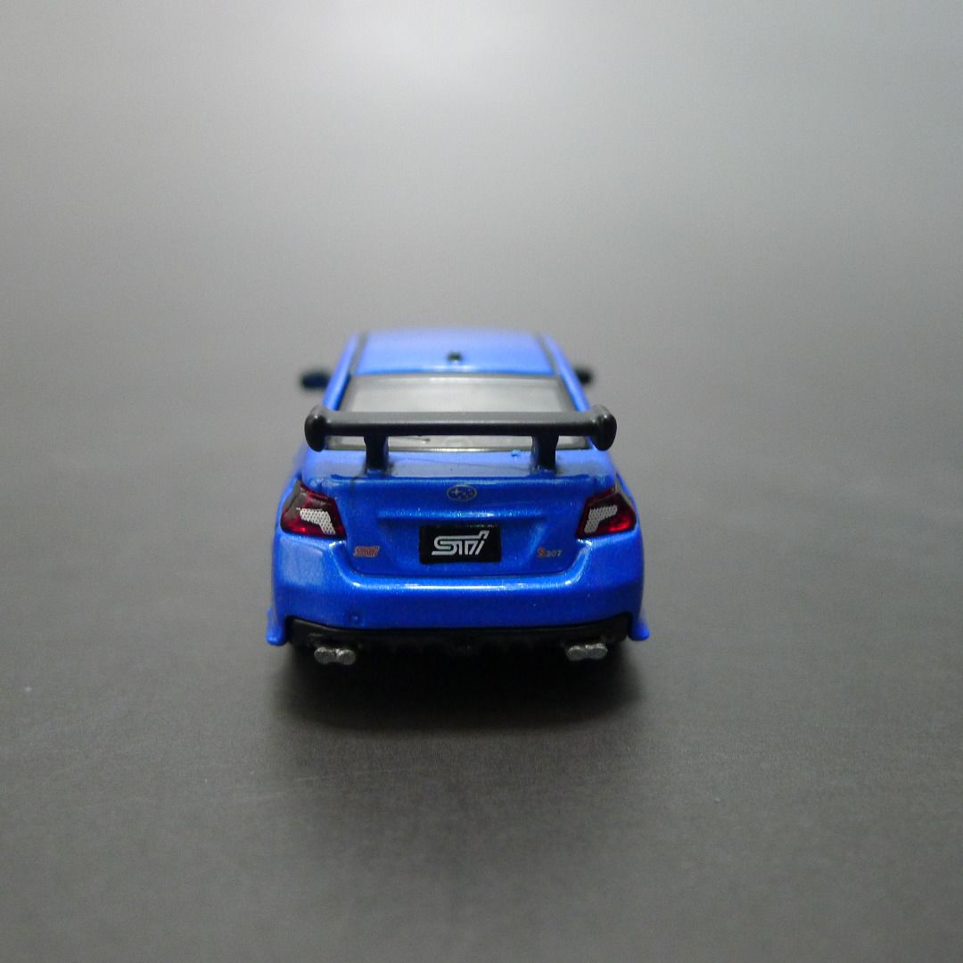 1:64 Diecast Subaru WRX STI diecast car model Yellow and Blue, Hobbies ...