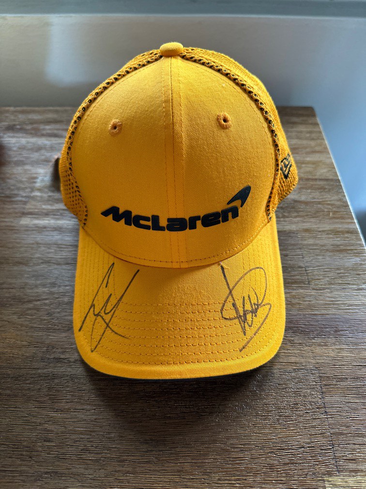 Singapore Grand Prix 2019 F1 Official McLaren Signed Cap - Carlos Sainz ...