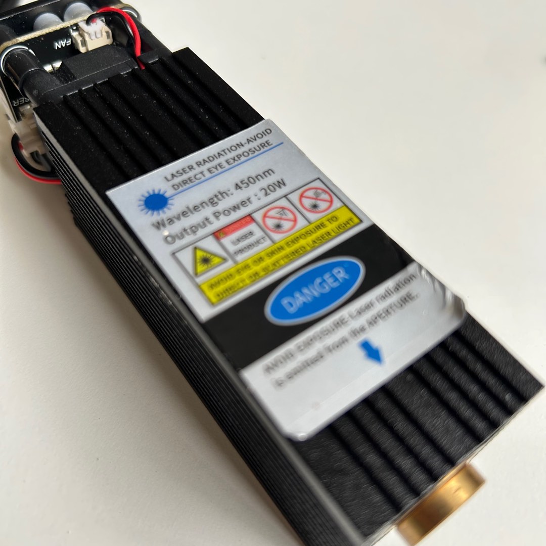 20w laser module for engraving cutting, Hobbies & Toys, Stationery ...