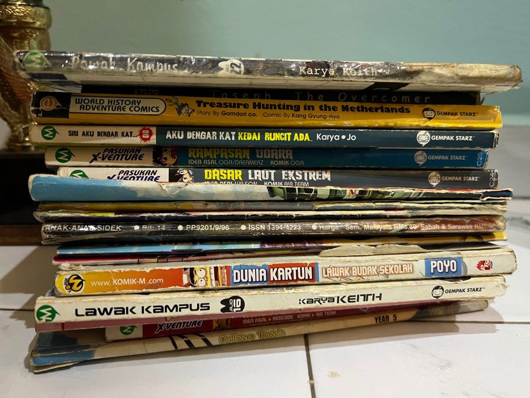 2nd hand comic for sale!! Buy 2 free 1 Boboiboy/X-venture/Lawak Kampus ...