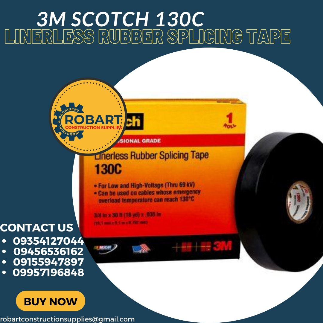 3M SCOTCH 130C LINERLESS RUBBER SPLICING TAPE, Commercial & Industrial ...