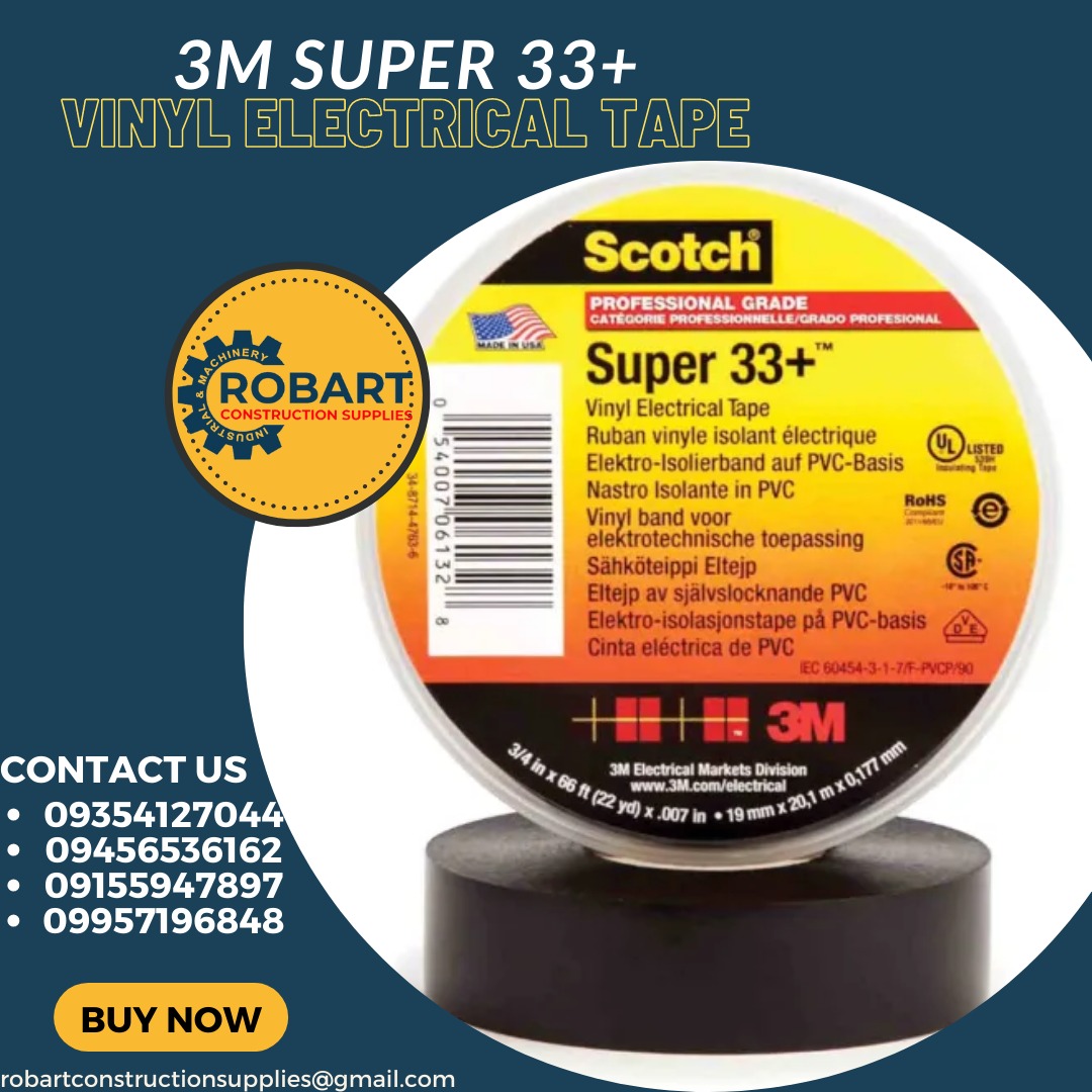 3M SUPER 33+ VINYL ELECTRICAL TAPE on Carousell