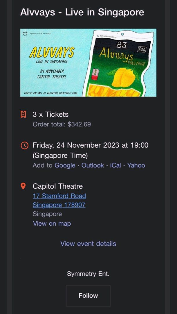 3x Alvvays CAT A (Standing Pit) concert tickets, Tickets & Vouchers ...