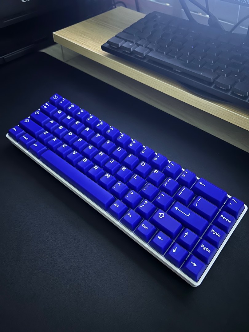 65% Custom Mechanical Keyboard ( Blue Pyga Keycaps), Computers & Tech, Parts & Accessories ...