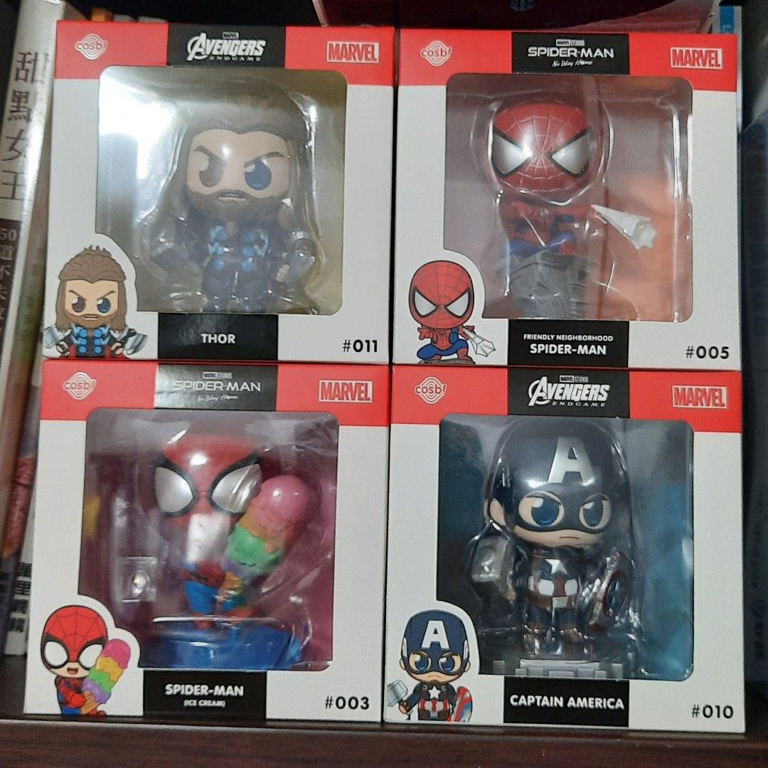 [絕版] hot toys 雷神 thor 友好鄰居蜘蛛俠 friendly neighborhood spider-man 雪糕版蜘蛛俠 ...