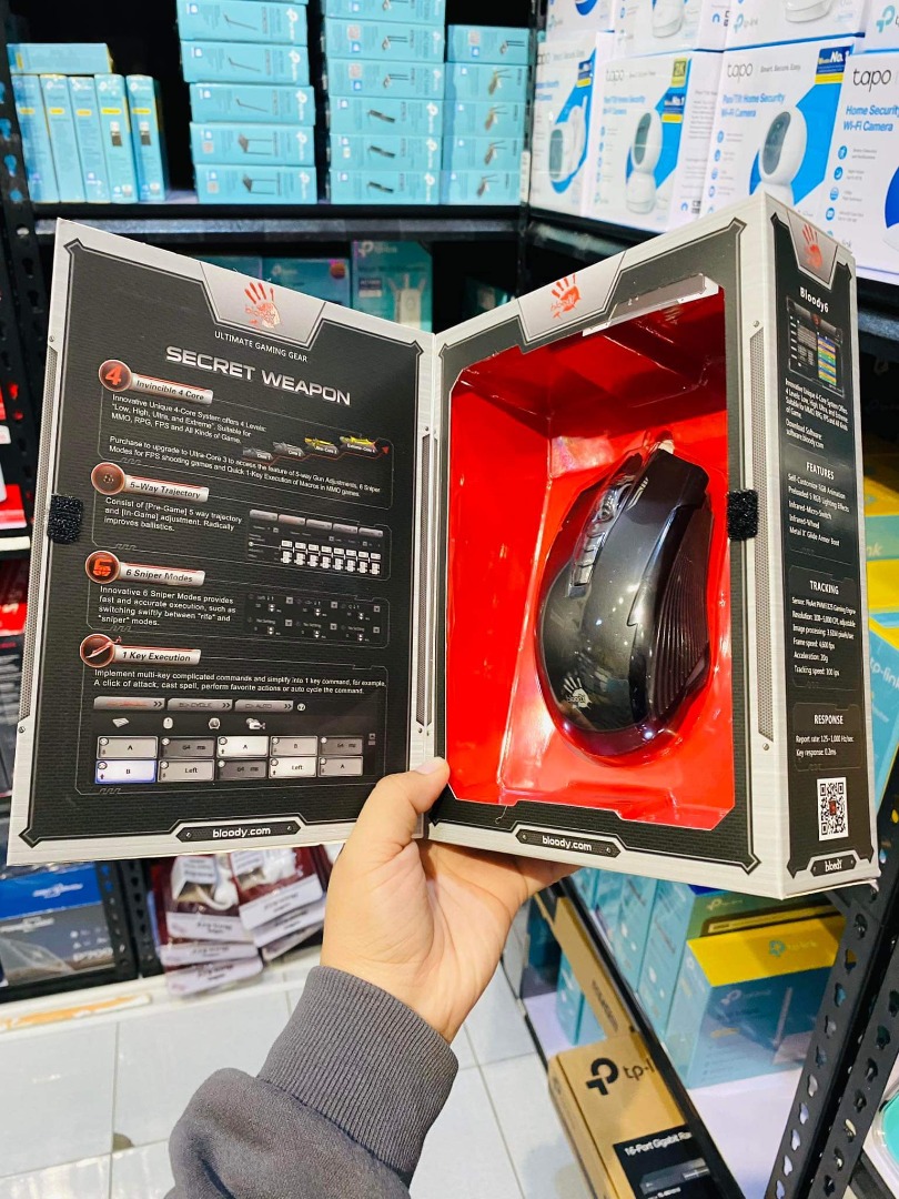 A4Tech Bloody P93 RGB Gaming Mouse USB Black on Carousell