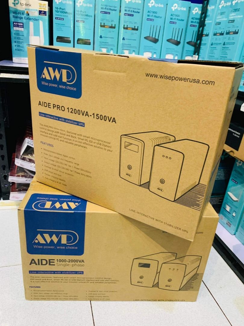 AWP AID1500 and AID1500 PRO 1.5kVA UPS 1500VA900W Computer Server Stand ...