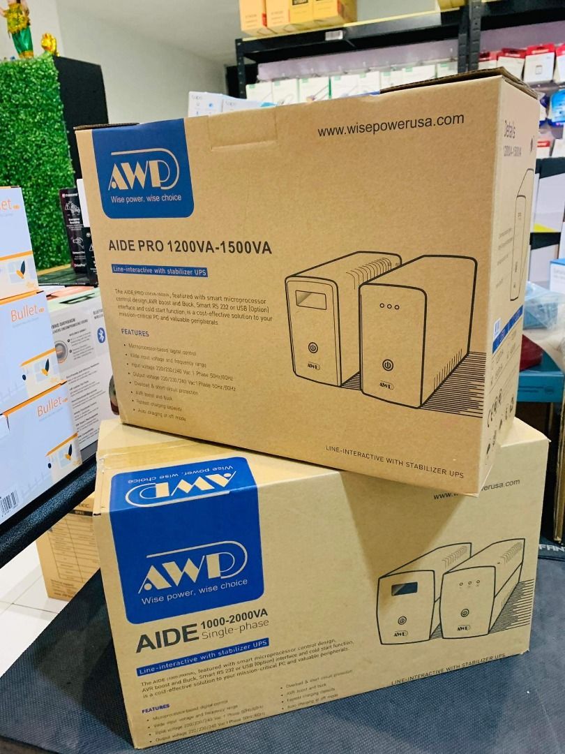 AWP AID1500 and AID1500 PRO 1.5kVA UPS 1500VA900W Computer Server Stand ...