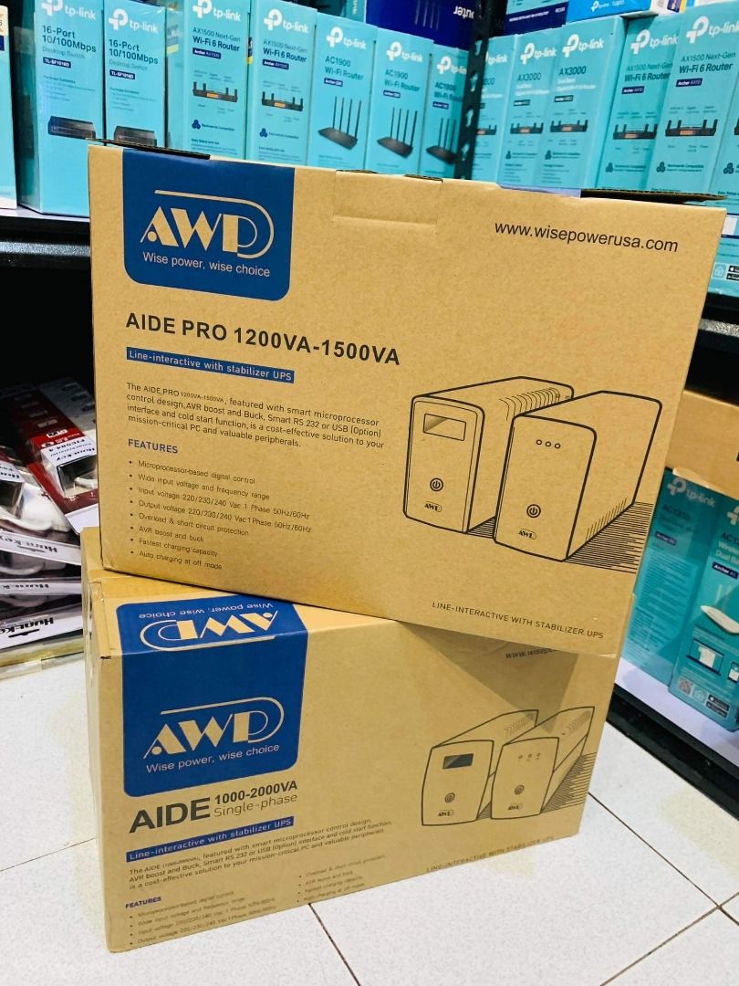 AWP AID1500 and AID1500 PRO 1.5kVA UPS 1500VA900W Computer Server Stand ...