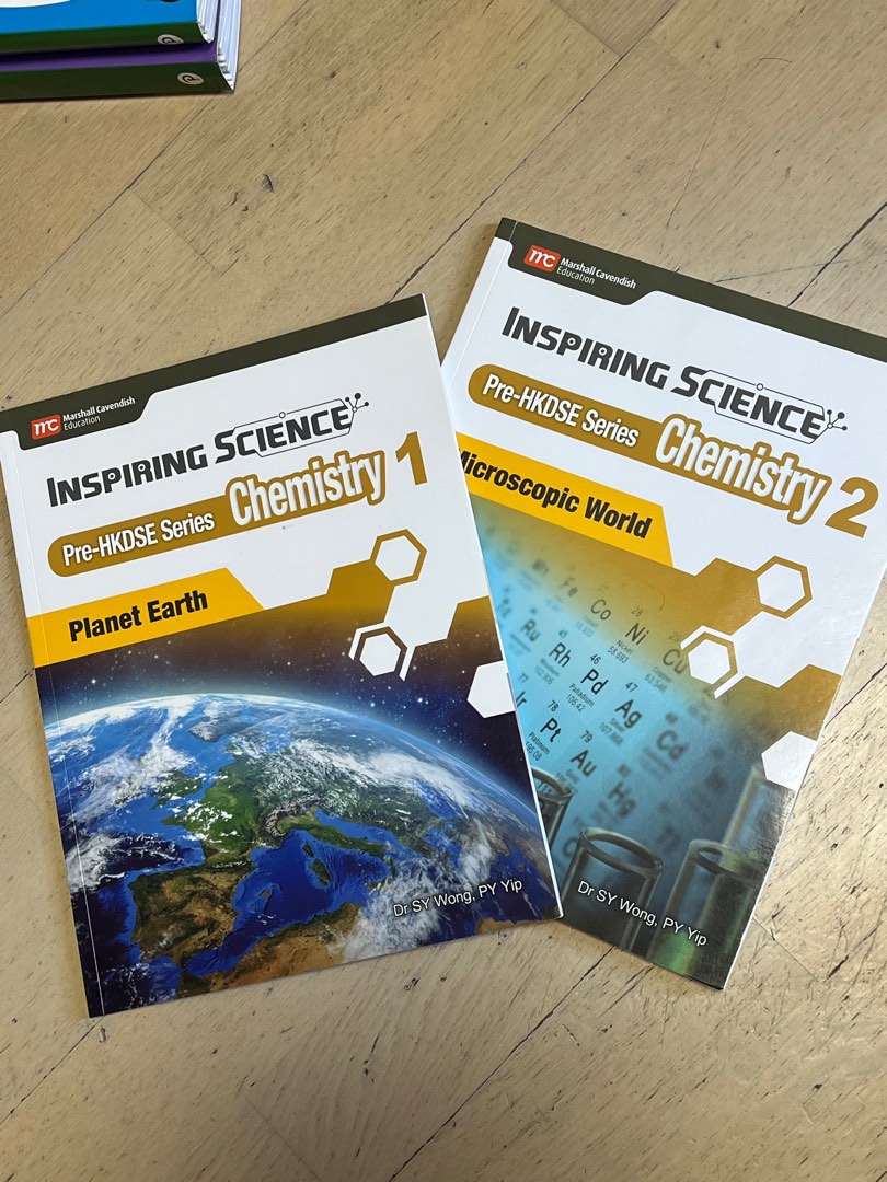 無書寫幾乎全新 Inspiring Science Pre-HKDSE Series Chemistry 1, 2, 興趣及遊戲, 書本 ...