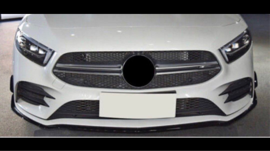 A180 front lip splitter skirting bumper, Car Accessories, Accessories ...