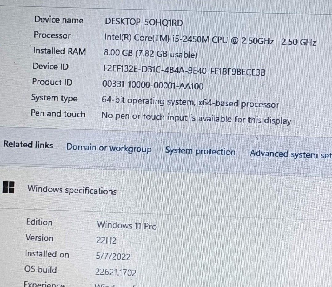 Acer Aspire 4752 Intel Core i5 2nd Gen Ram 8GB HDD 500GB Display 14 ...