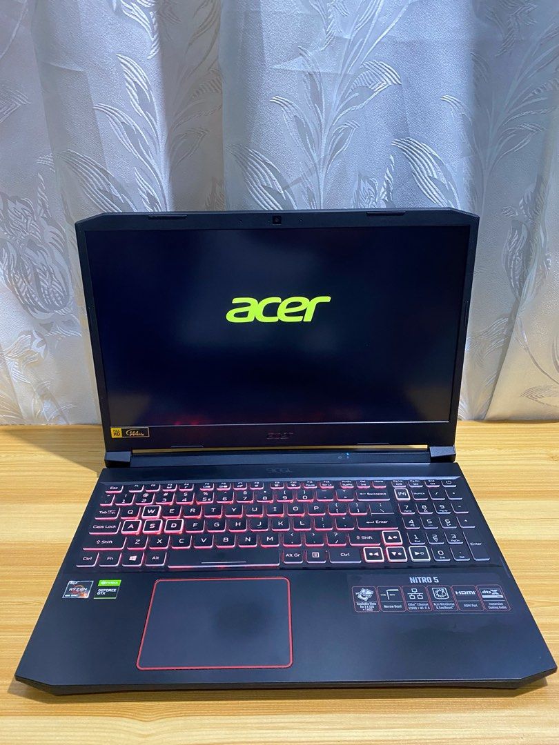ACER NITRO 5 / AMD RYZEN 5 4600H 3.0GHz / 8GB RAM / 256GB SSD / 4GB ...